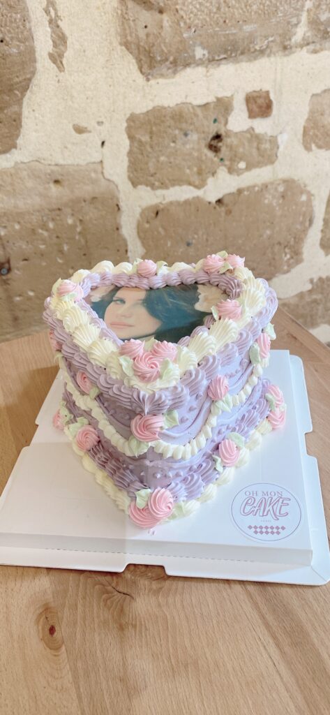 Oh Mon Cake - Vintage heart cake
